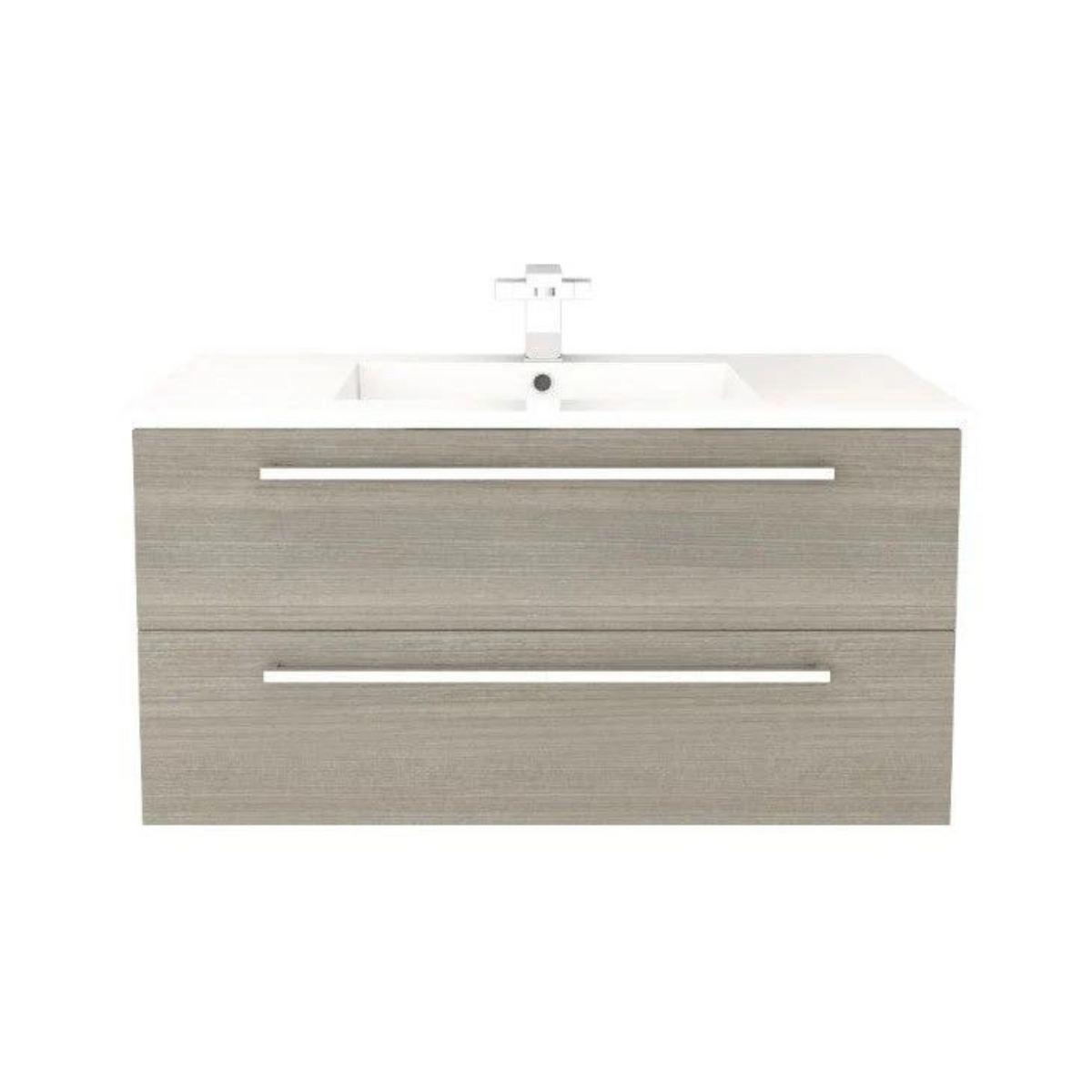 Cutler Silhouette 36” Aria Wall Mount Bathroom Vanity FV ARIA36 — Rise