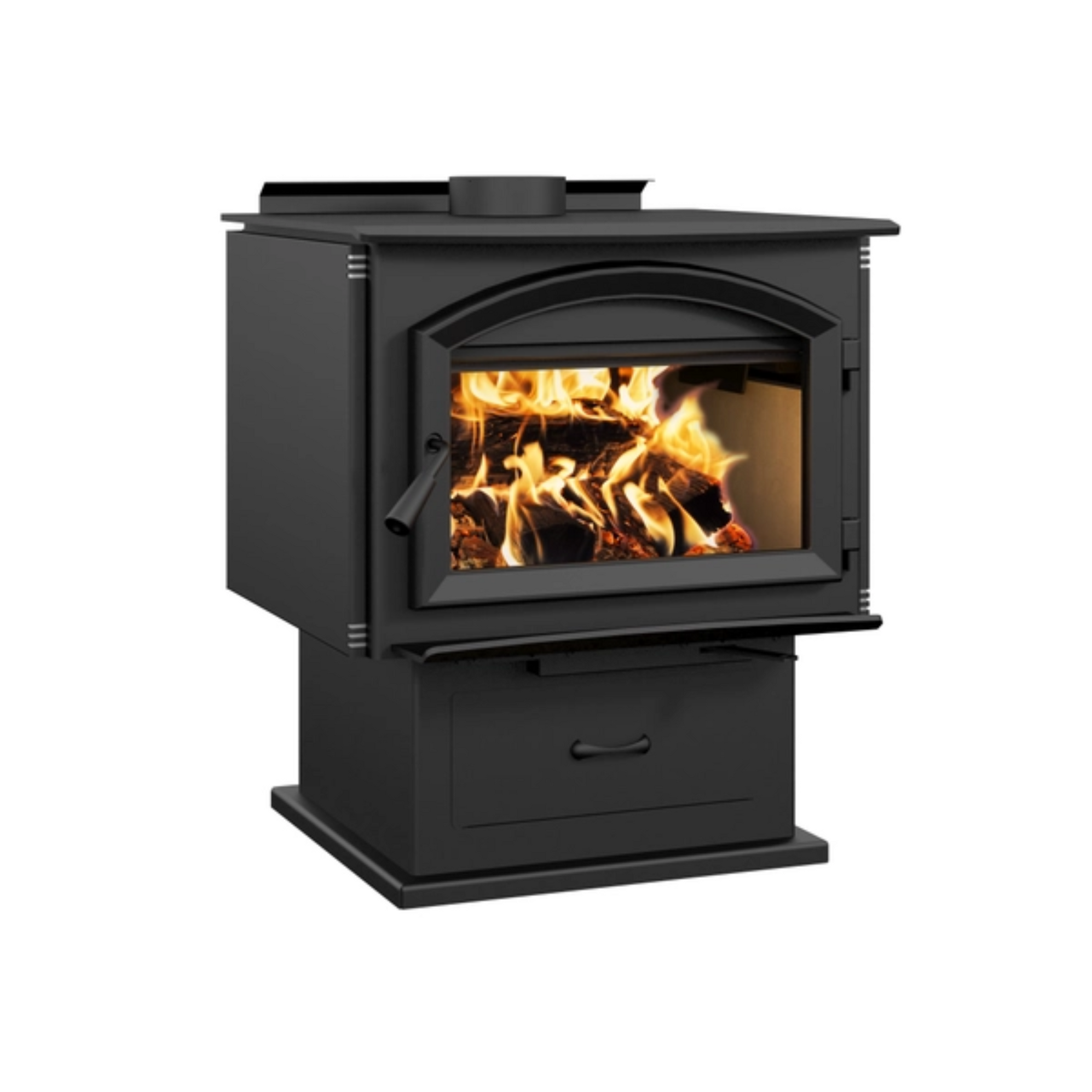 Enerzone Solution 3.5 Wood Burning Stove With Blower — Rise