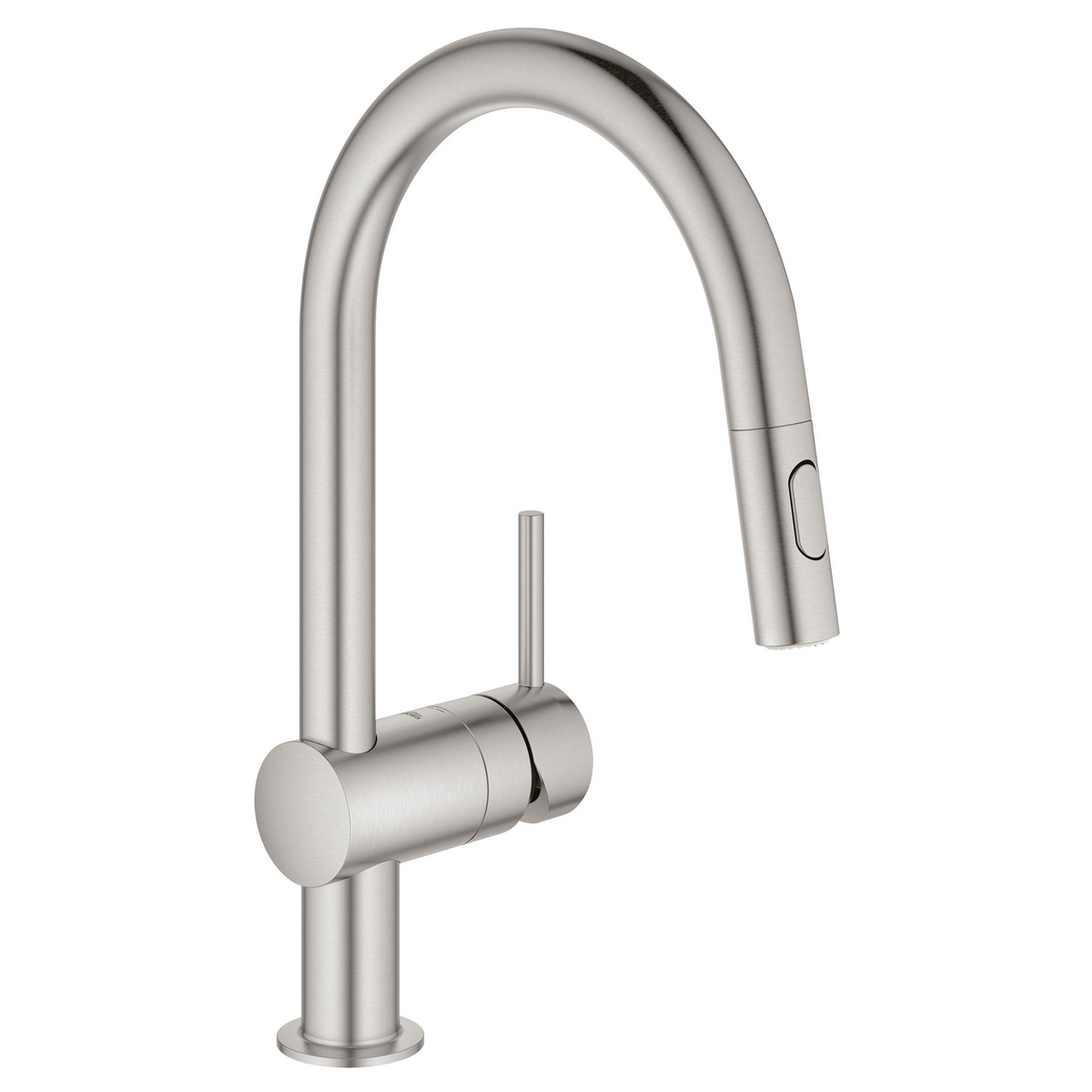 Grohe MINTA Single-Handle Pull-Down Kitchen Faucet Dual Spray 1.75 GPM ...