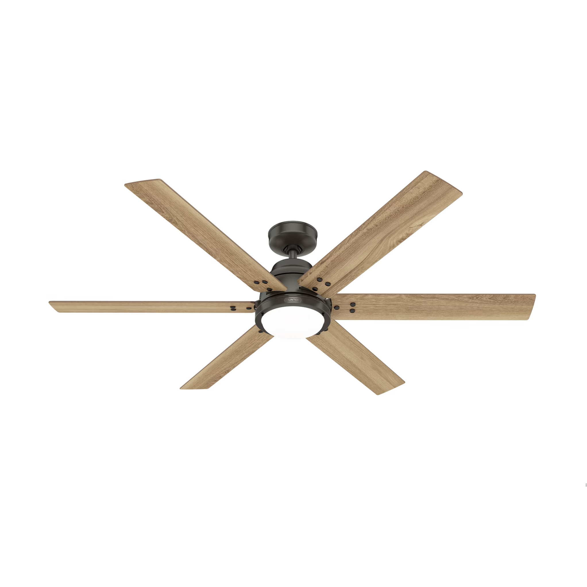 Hunter 60-inch Gravity Ceiling Fan With LED Light — Rise