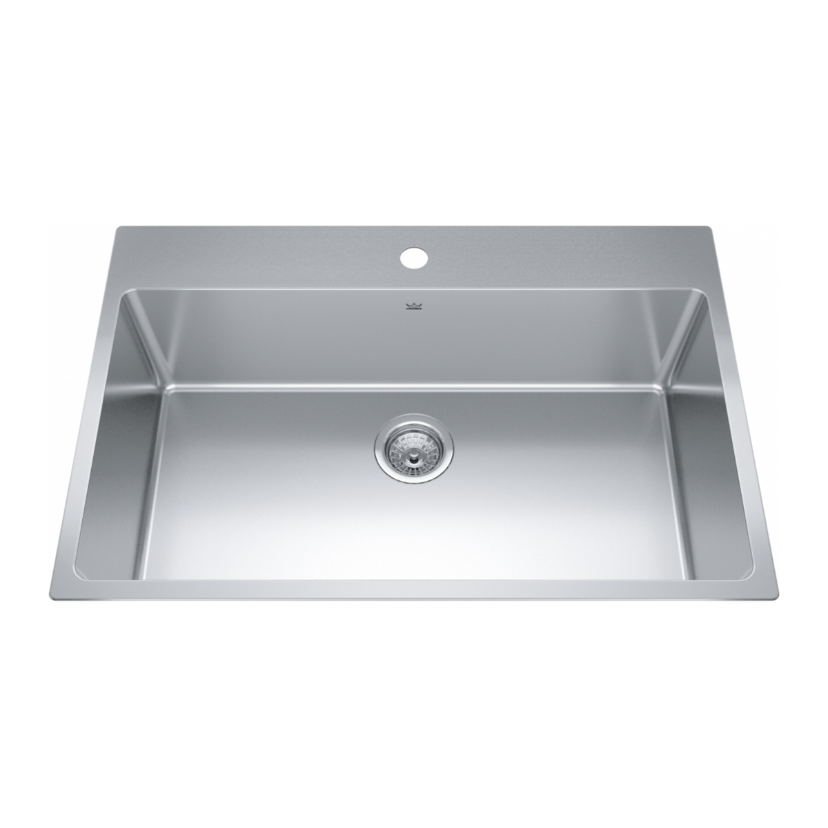 Kindred 33" Brookmore Drop in Kitchen Sink - BSL2233-9-1N-OW — Rise