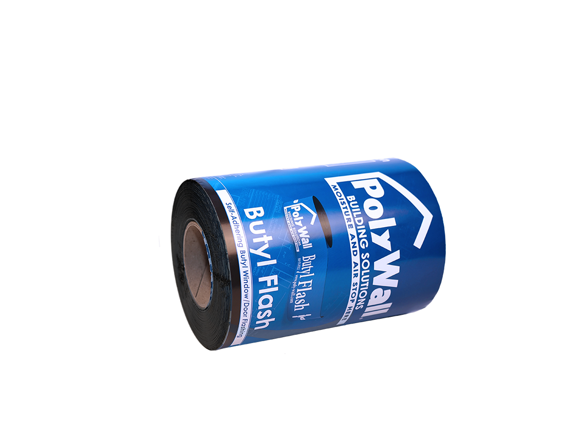PolyWall Butyl Flash Window Flashing 9”x 100’ — Rise