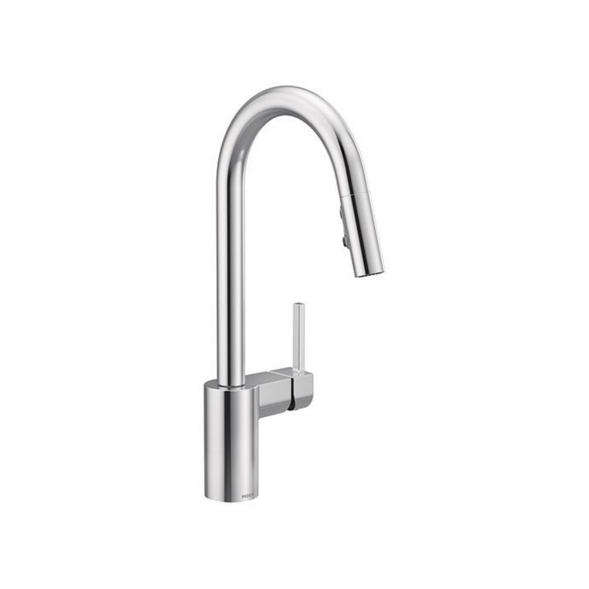 Moen Align Chrome One-Handle High Arc Pull-Down Kitchen Faucet — Rise