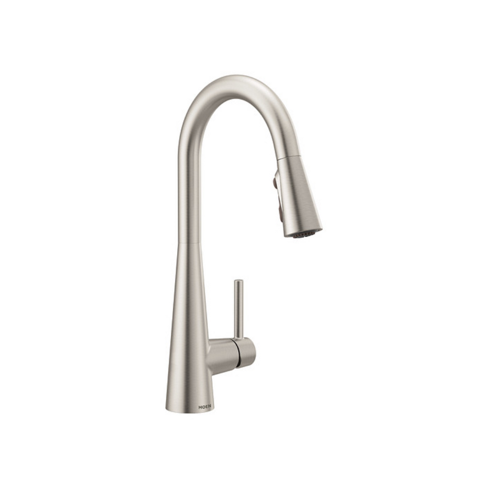 Moen Sleek One-Handle Pull-Down Kitchen Faucet — Rise