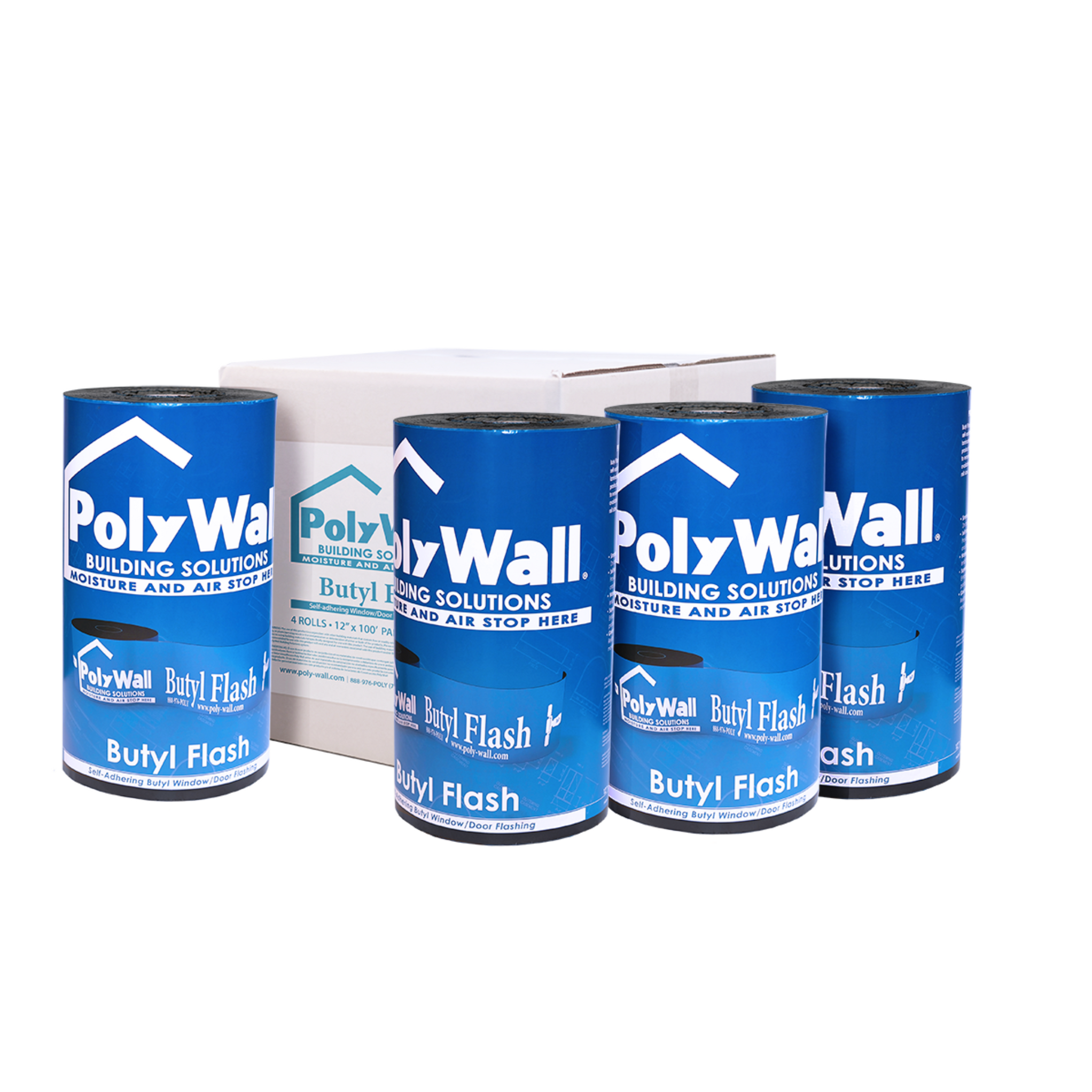 PolyWall Butyl Flash Window Flashing 12”x 100’ — Rise