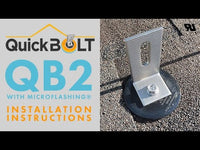 QuickBOLT QB2 with Microflashing Multi Roof Mount Solar Panel Fastener ...