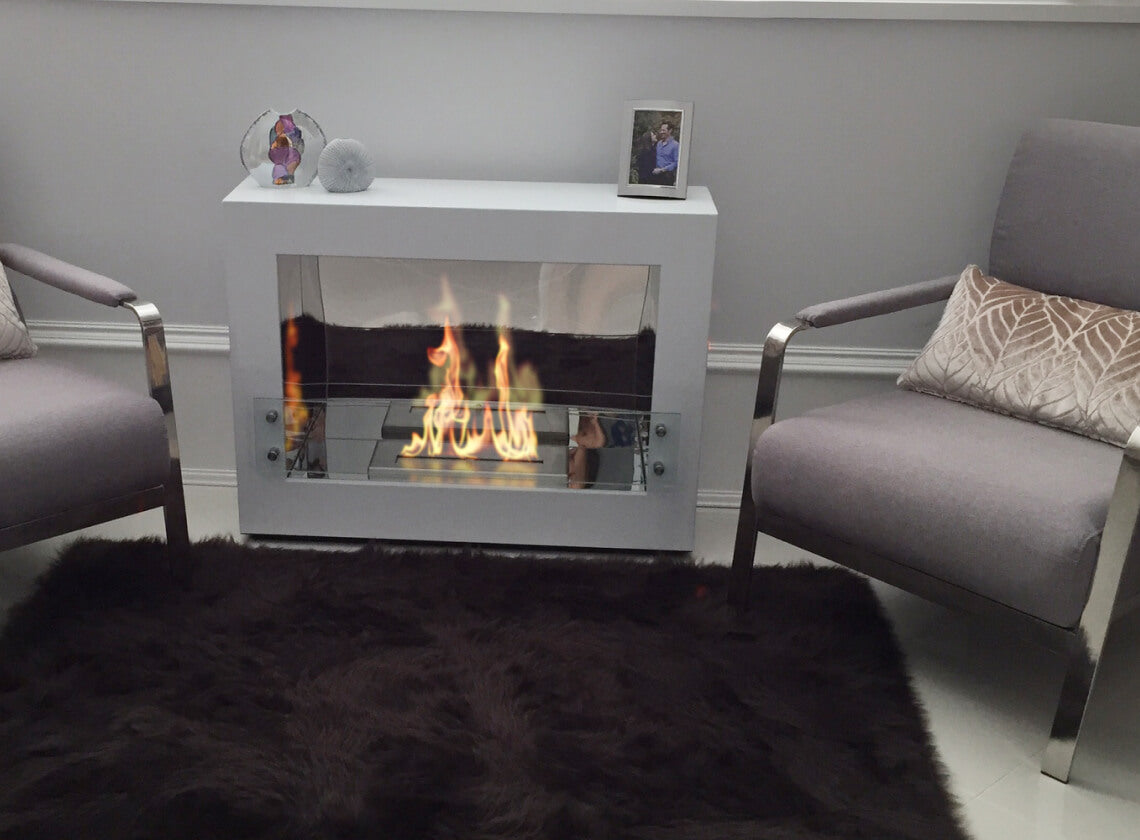 The Bio Flame Rogue 2.0 SS Free Standing Collection Ethanol Burner — Rise